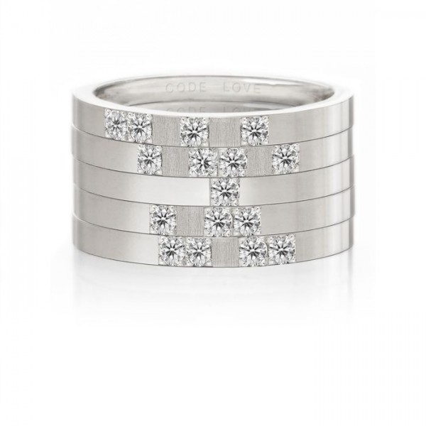 "DREAM" ROSE Gold Union Ring CODE LOVE