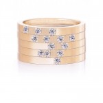 "SHINE" White Gold Union Ring CODE LOVE