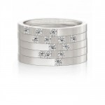 "SHINE" White Gold Union Ring CODE LOVE