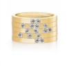 "TRUST" Yellow Gold Union Ring CODE LOVE