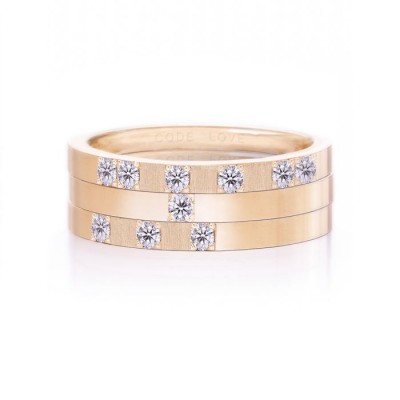 "YES" Rose Gold Union Ring CODE LOVE